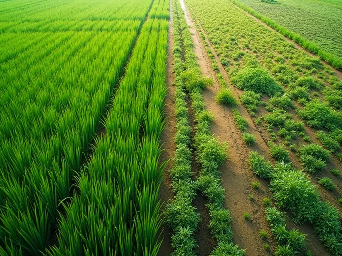 Biodegradable Film Enhances Rice Yields Reduces Emissions