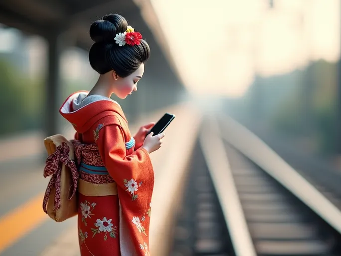 Tokyo Uses Ukiyoe Posters to Curb Smartphone Use While Walking