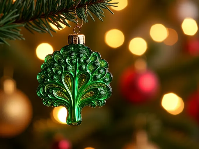 Kale Ornaments Emerge As Trendy Christmas Dcor