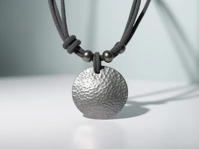 Hammered Disc Pendant Necklaces Gain Popularity in Fashion