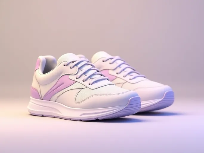 Lining Launches Functional Womens Sneakers in Creamy Lavender