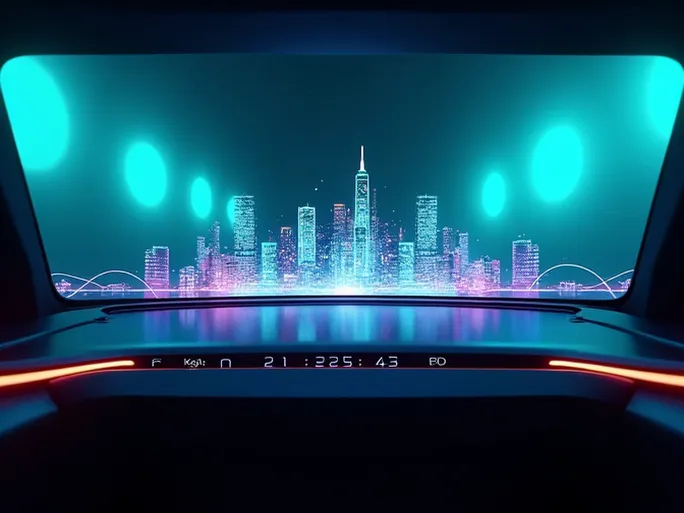 AUO Unveils Smart Cockpit with Micro LED at CES 2025