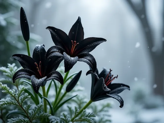 Black Hellebores Gain Popularity in Winter Gardens