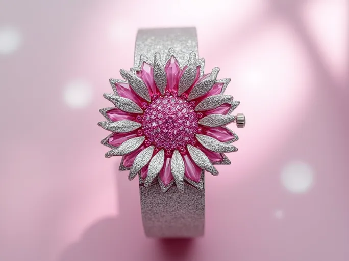 Harry Winston Debuts Diamondstudded Sunflower Watch