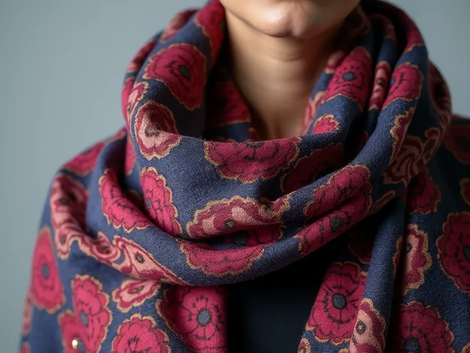 Indianinspired Wool Scarfs Gain Popularity for Winter Warmth