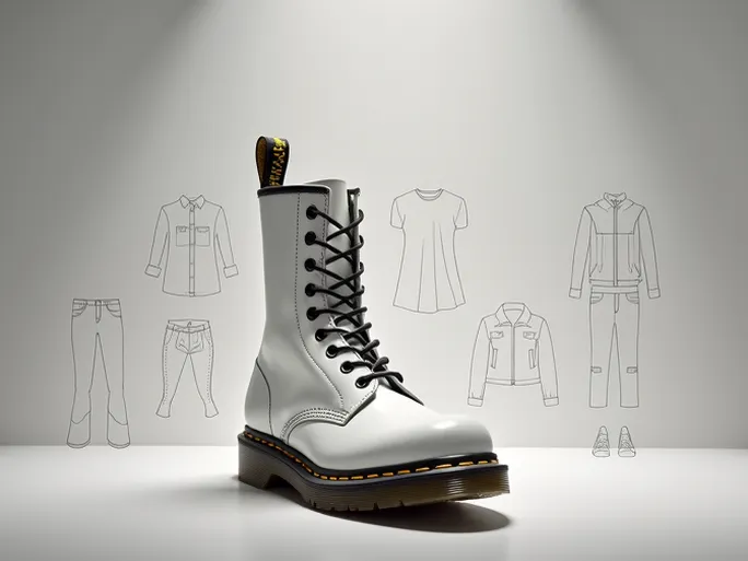 Dr Martens White 1460 Pascal Boots Remain a Fashion Staple