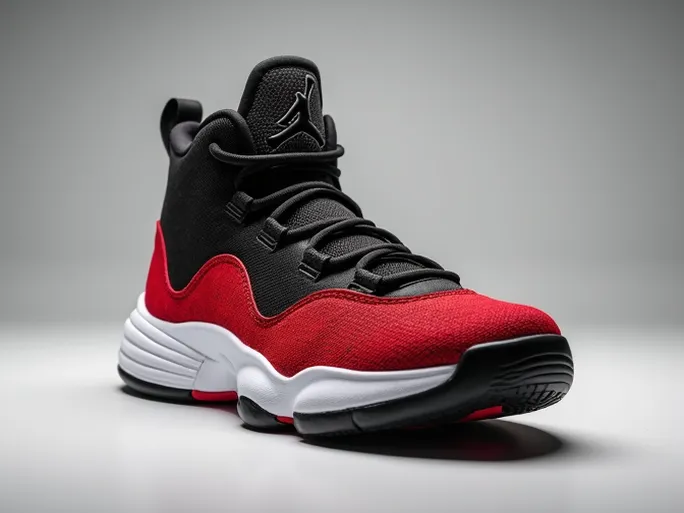 Antas Black Red and White Hightops Lead Basketball Shoe Trend