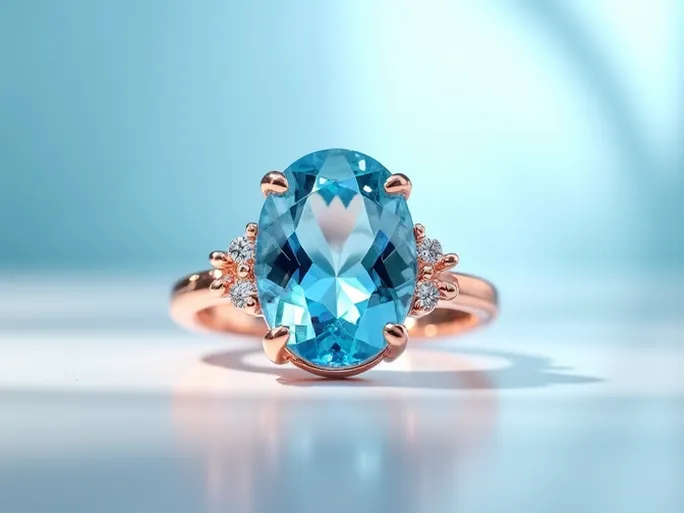 Zocai Launches Aquamarine Mystic Topaz Ring