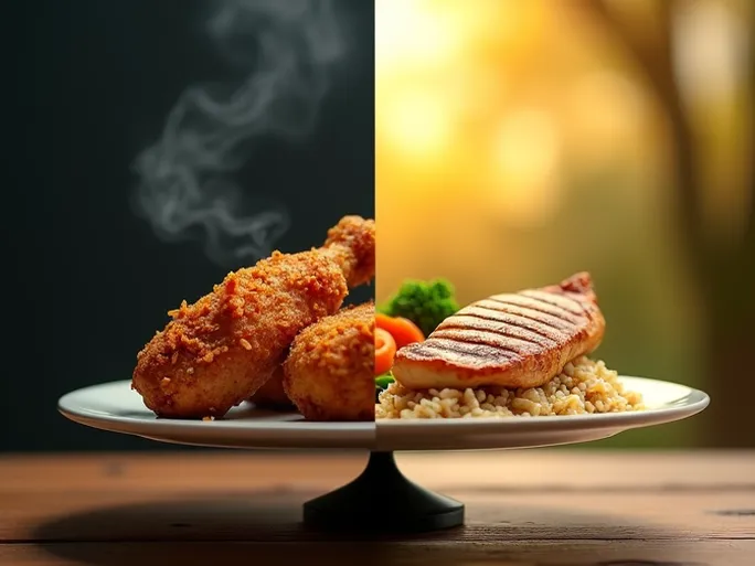 Study Debunks Diet Myths Fried Chicken and Weight Loss Possible