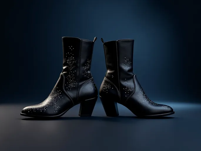 Joypeaces Sequin Boots Set Bold Fashion Trend