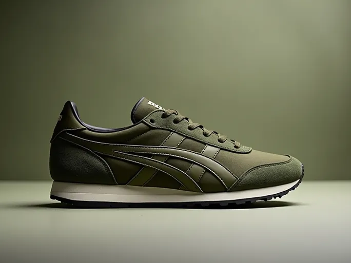 Onitsuka Tiger Launches Retroinspired Admix Runner in Olive
