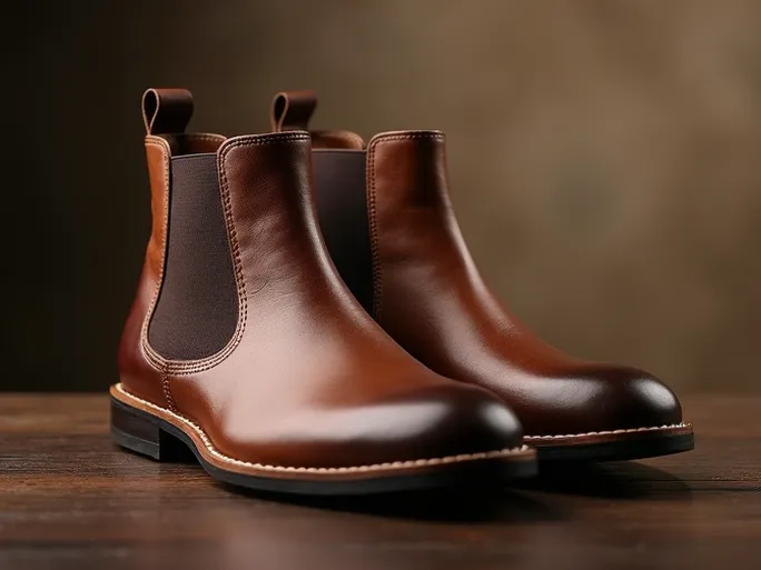 Classic Brown Chelsea Boots Gain Popularity for Autumn and Winter