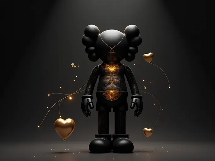 KAWS Debuts Flayed Companion Keychain at Tokyo Exhibition