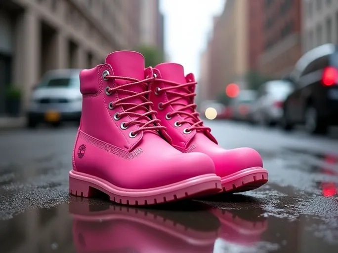 Timberland Launches Pink Waterproof Boots for Rainy Days