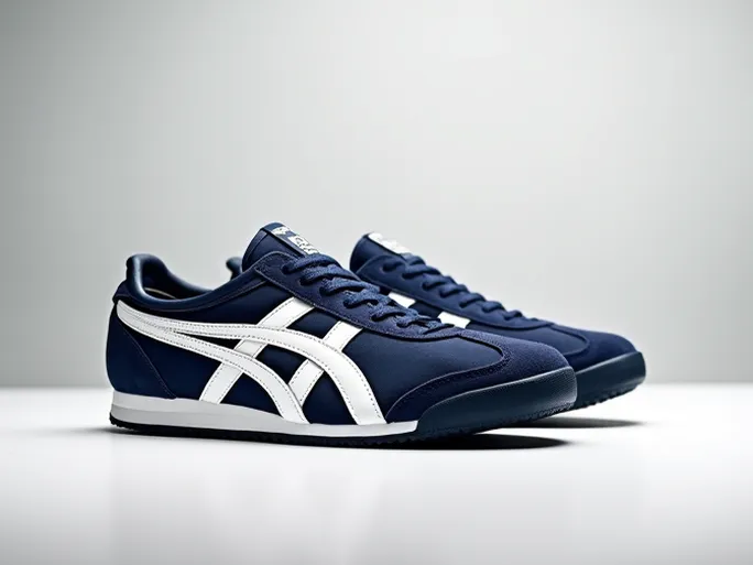 Onitsuka Tiger Launches Navy and White Mexico 66 Slipon