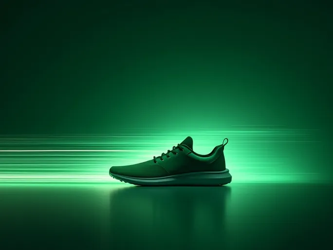 Li Ning Launches Lightweight Running Shoes in Midnight Green