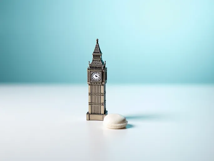 Londonthemed Big Ben Tin Holds Refreshing Mints