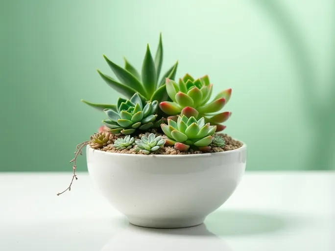 Miniature Potted Plants Gain Popularity in Inner Mongolia