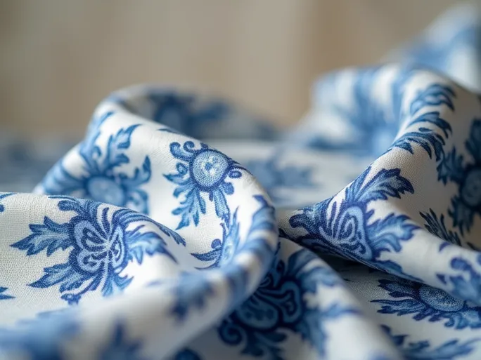 Qinghua Porcelain Fabric Trends in Global Home Decor