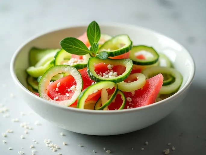 Winter Melon Salad Aids Healthy Weight Management in Summer