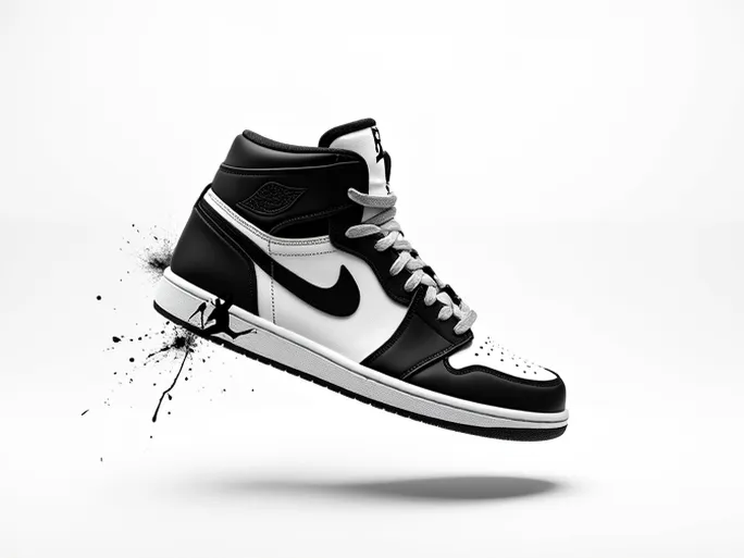 Custom Air Jordan 1 Mid ink Rabbit Leap Celebrates Artistic Design