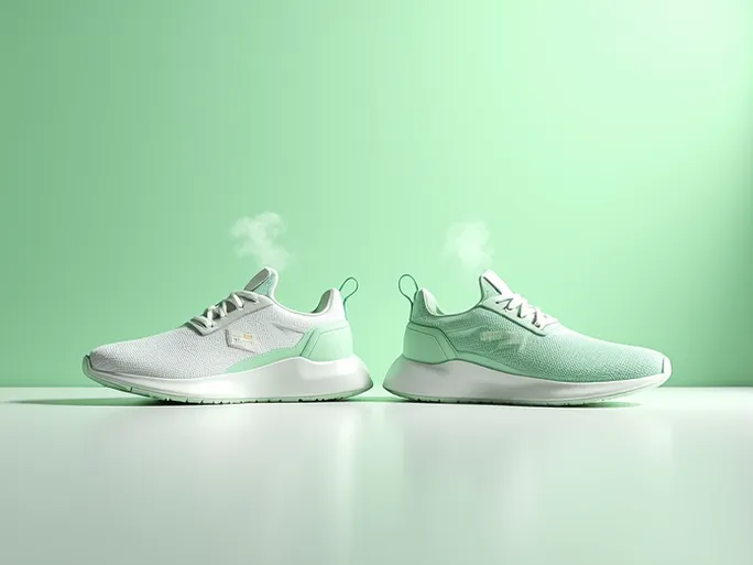 Li Ning Launches Breathable white Green Casual Shoes