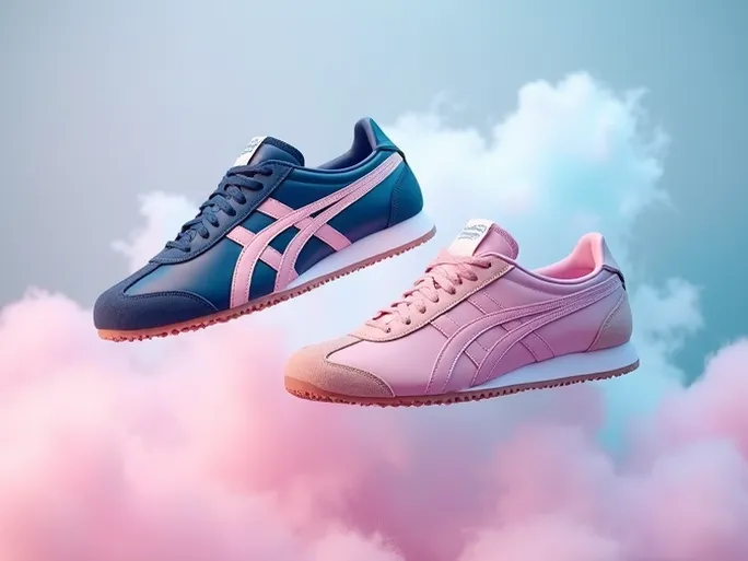 Onitsuka Tiger Launches Retromodern cotton Candy Sneakers