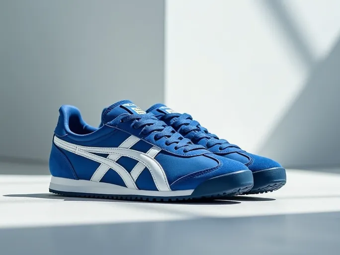 Onitsuka Tiger Revives Retro Blue Sneakers in Moscow