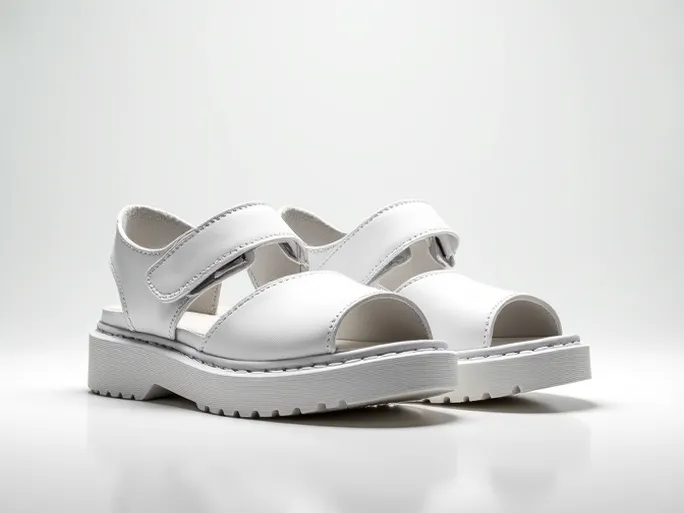 Dr Martens Launches White Velcro Sandals for Summer