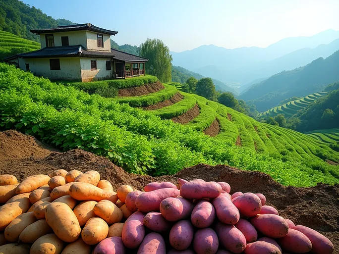 Chinas Genglou Boosts Rural Prosperity Through Sweet Potato Industry