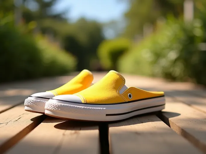 Converse Launches Sunflower Yellow Dainty Mule Collection