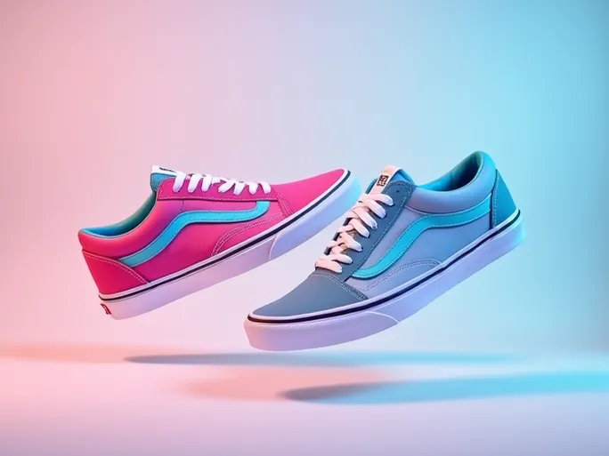 Vans pink Blue Combines Street Style with Performance