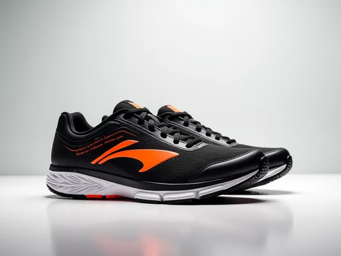 Lining Launches Black and Orange Lowtop Training Shoes