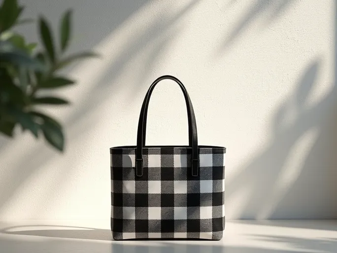 VA Launches Houndstooth Cotton Tote Bag