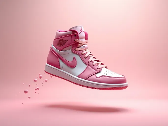 Air Jordan 1 High pink Oxford Debuts in Stylish Release
