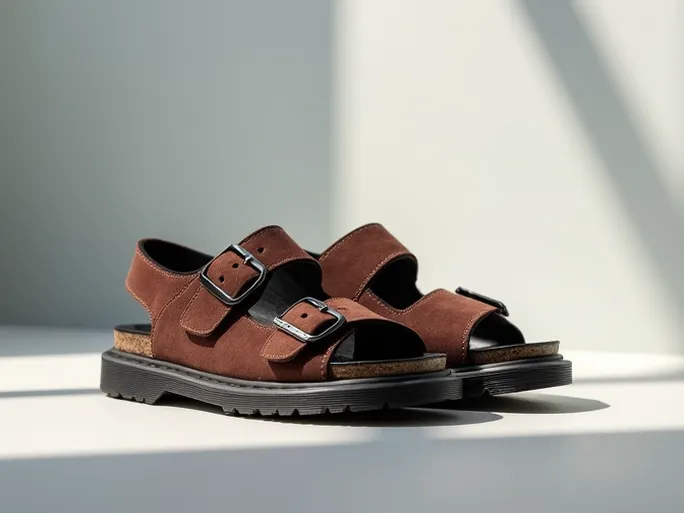 Dr Martens Launches Suede Buckle Sandals for Summer