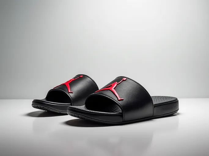 Air Jordan Hydro 6 Slides Debut in Black and Red