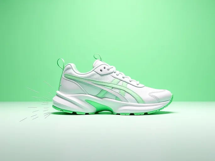 361 Degrees Debuts Dragon Eye White Green Performance Sneakers