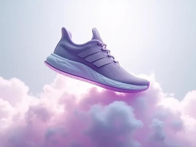 Cloudgo Sneakers Launch Graypurple Weightless Design