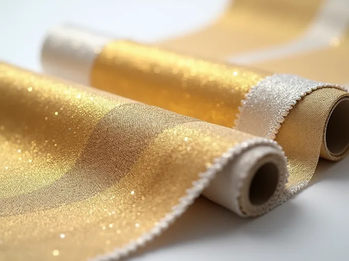 Luxury Gold and Silver Thread Knit Fabrics Gain Popularity