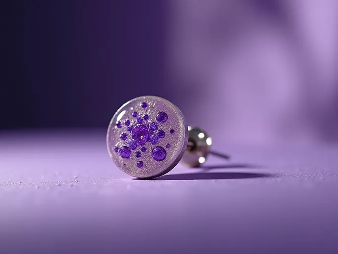 Designer Sibilia Debuts Whimsical Purple Dot Earrings