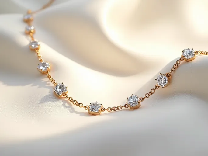 Luxury Jewelry Demand Rises for 18K Gold Diamond Pendants