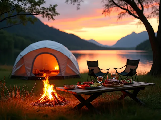 Camping Surges in Popularity During Dragon Boat Festival