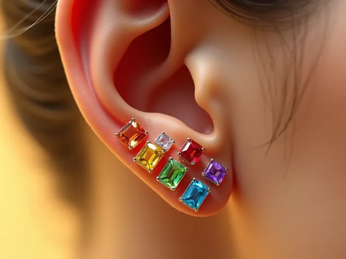 Colorful Gemstone Earrings Brighten Jewelry Trends