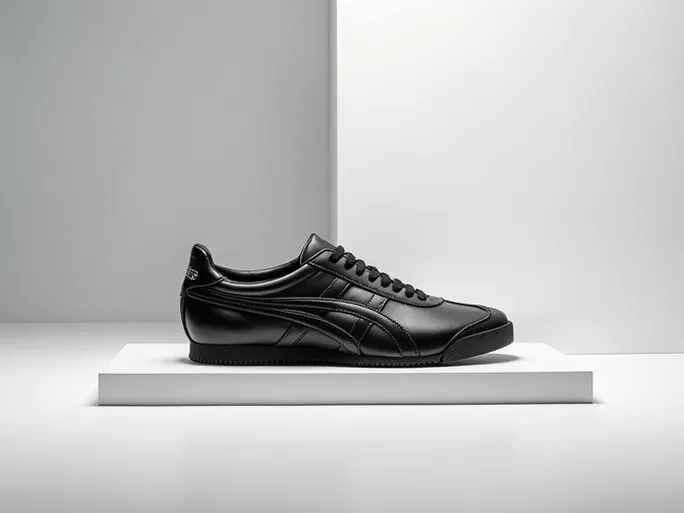 Onitsuka Tiger Derby A Classic Black Shoe Elevates Urban Style