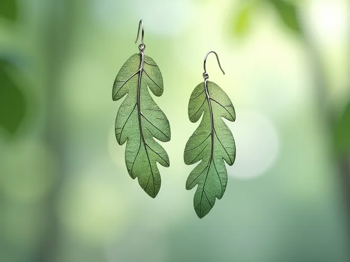 Designer Michael Michaud Launches Natureinspired Birch Leaf Earrings