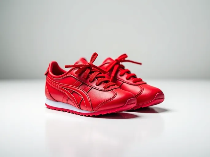 Onitsuka Tiger Launches Classic Red Sneakers for Kids