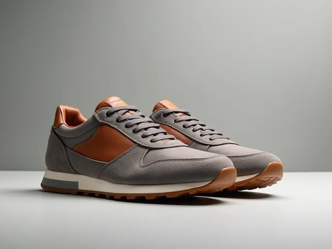 Retro Sneakers Make a Comeback in Grey and Brown Styles