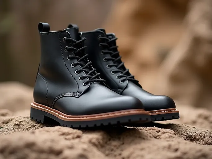 Black Comfort Boots by Camel Crown Excel in Durability and Style