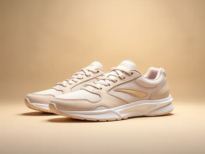 Lining Launches Comfortfocused Beige Sneakers